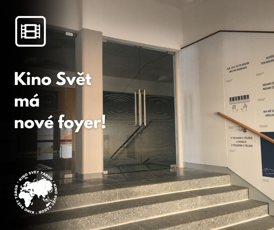 Nové foyer v Kině Svět | Tělovýchovná zařízení města Tábora s.r.o.